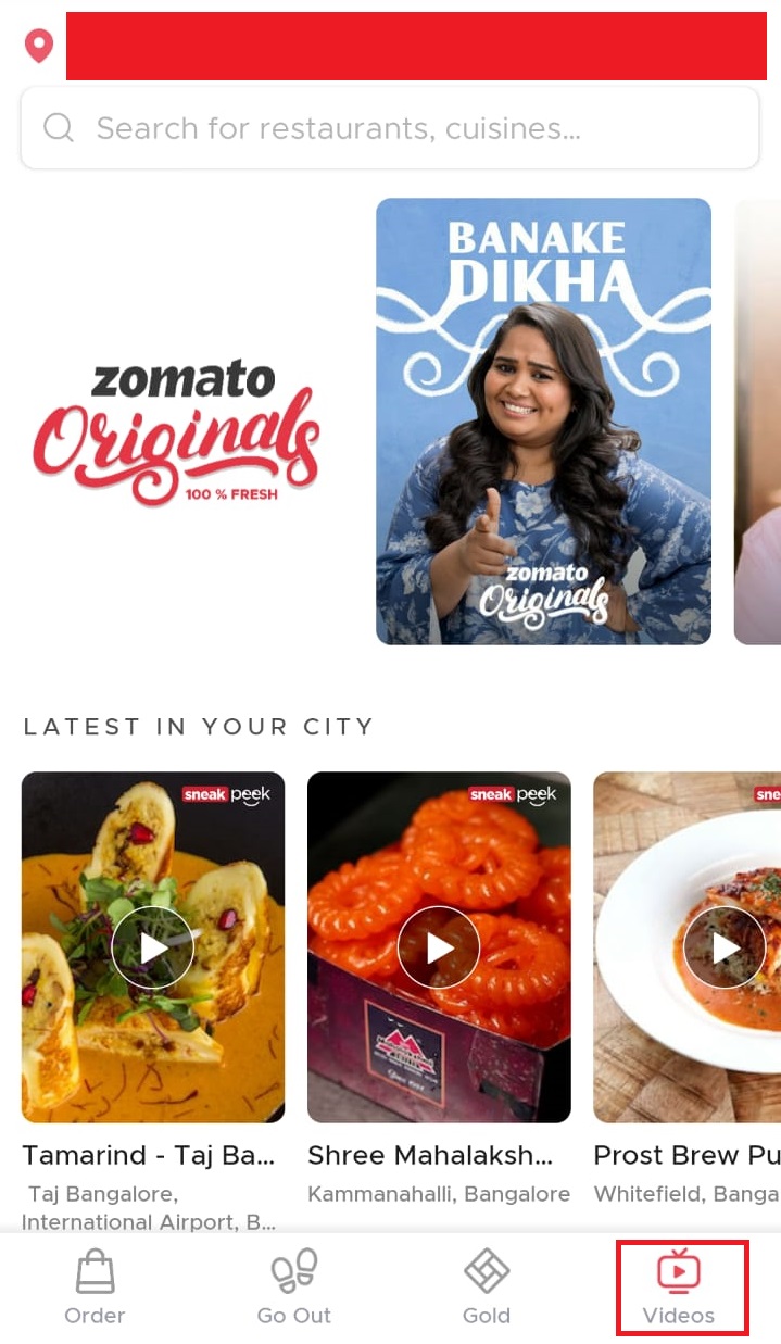 Zomato - A long awaited UI overhaul | UXHack Snippets